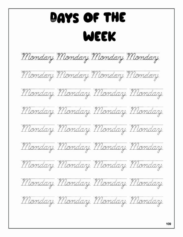 Mermaid Cursive Handwriting Workbook | Amazing For Kids & Homeschoolers ...